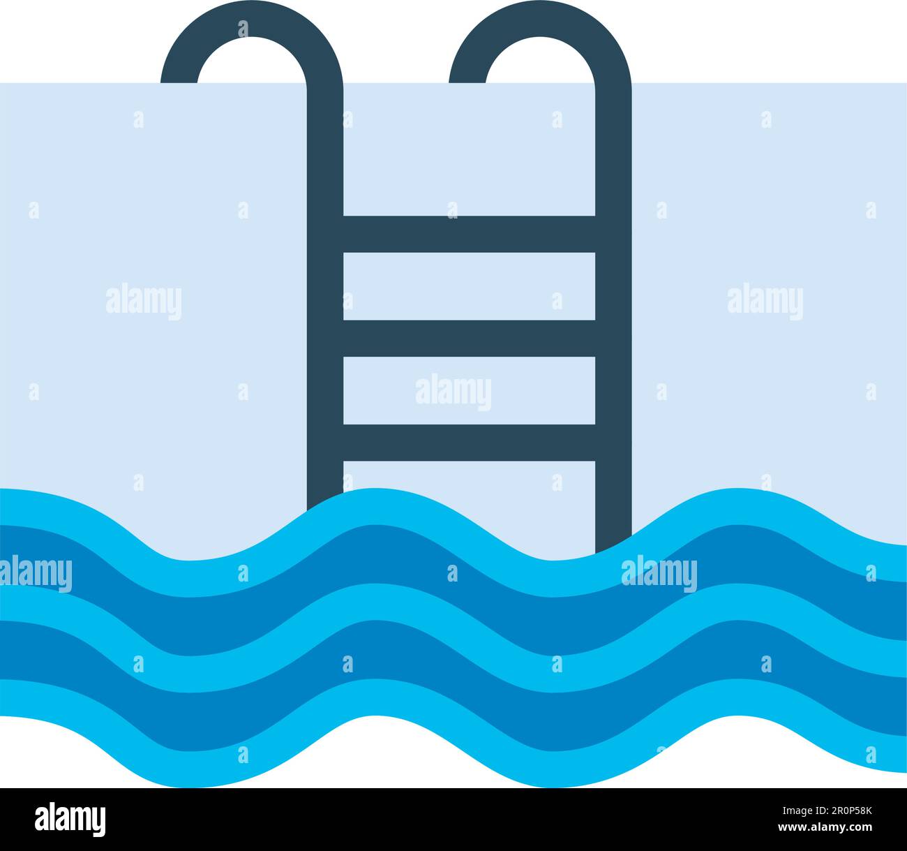 Swimming Pool icon vector image. Suitable for mobile application web ...