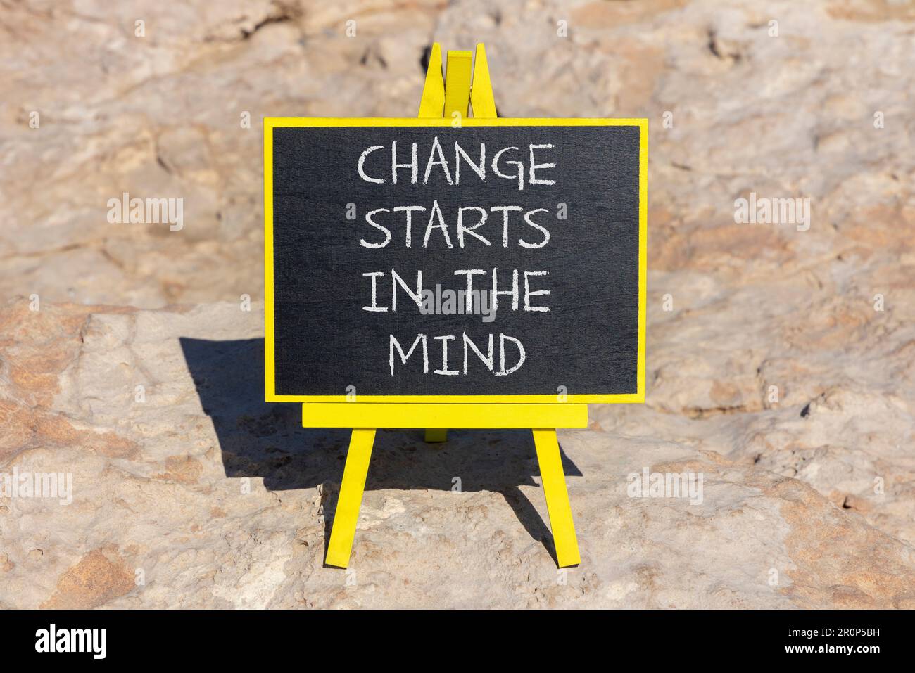 Change starts in the mind symbol. Concept words Change starts in the ...