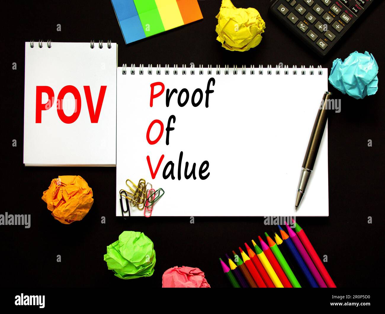 POV Proof of value symbol. Concept words POV Proof of value on ...