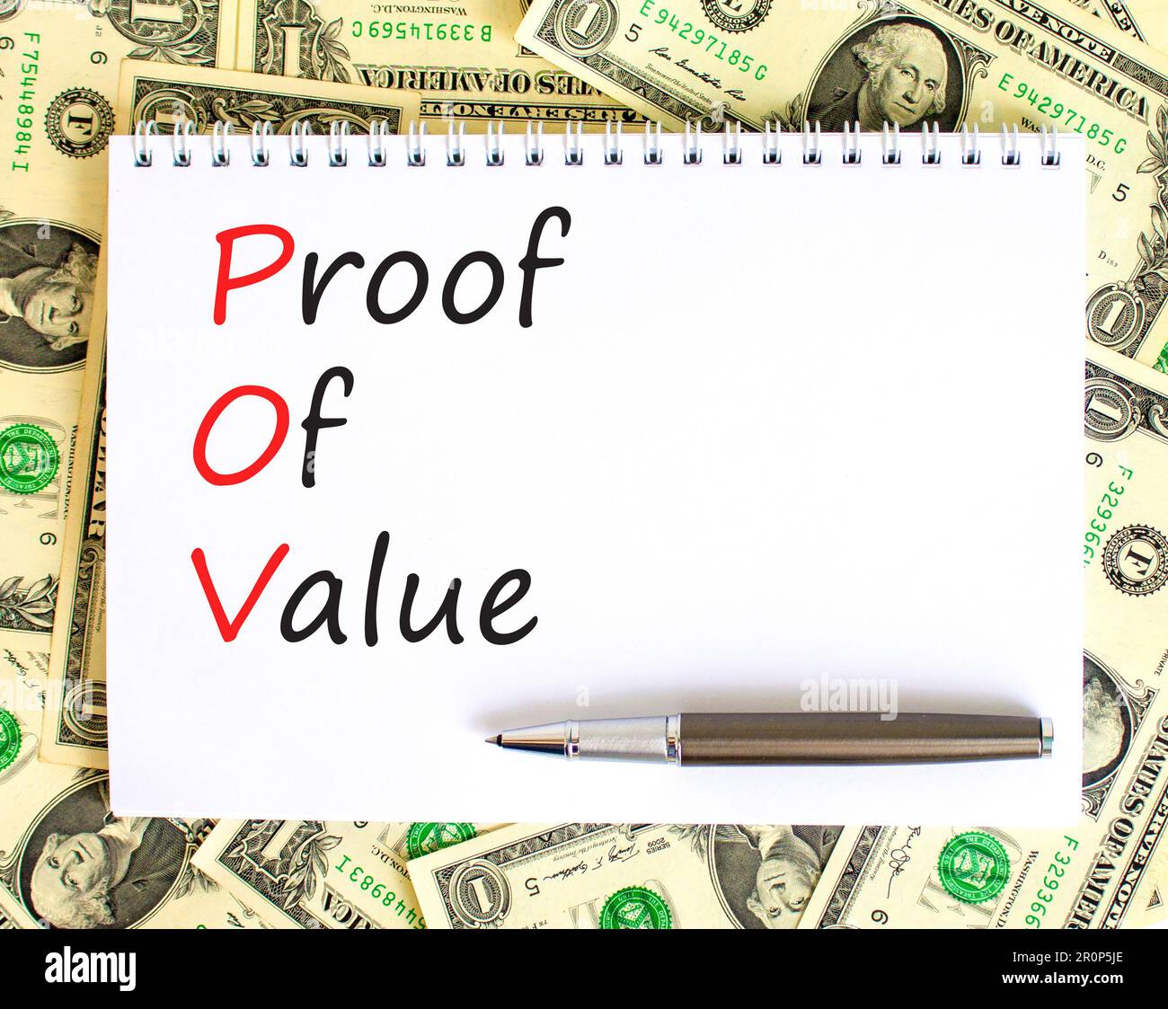POV Proof of value symbol. Concept words POV Proof of value on ...