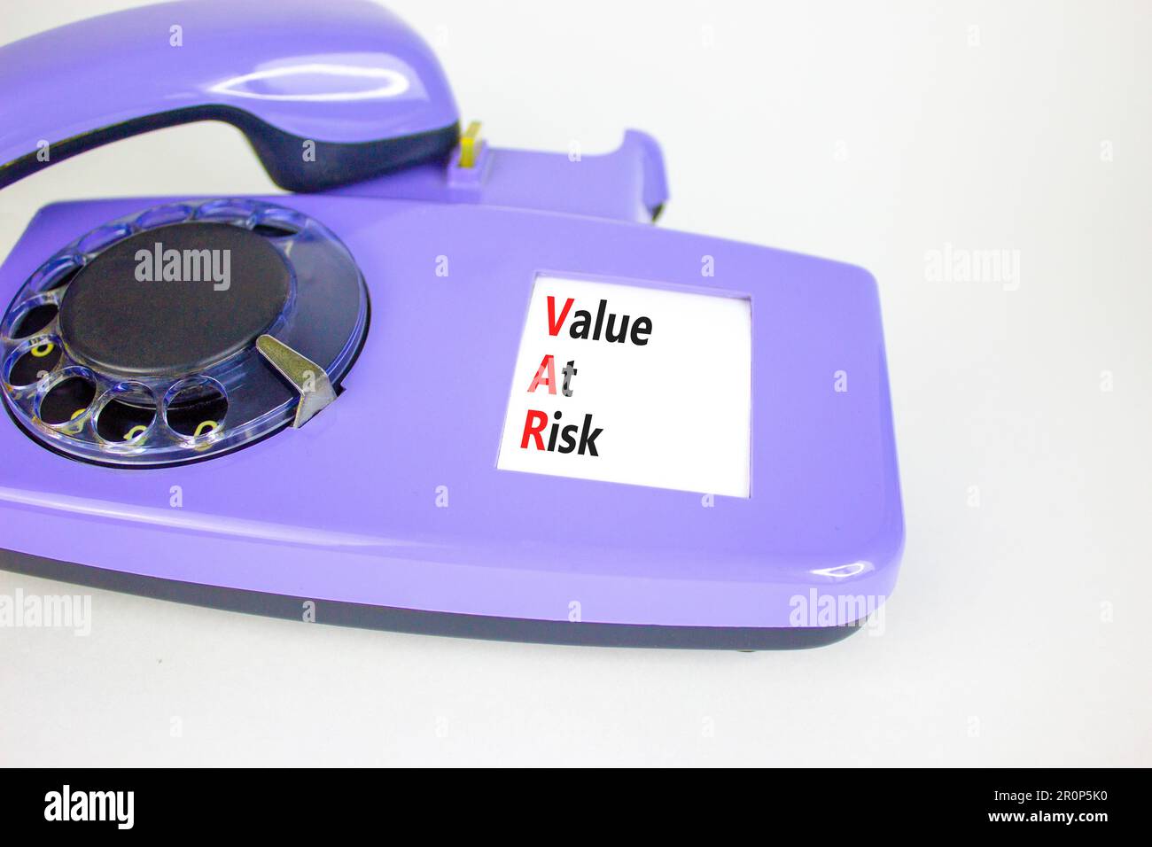 VAR Value at risk symbol. Concept words VAR Value at risk on beautiful ...