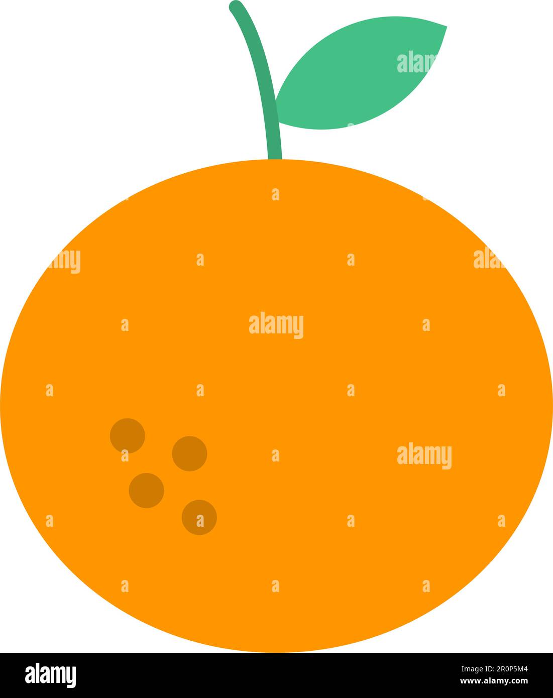 Tangerine icon vector image. Suitable for mobile application web ...