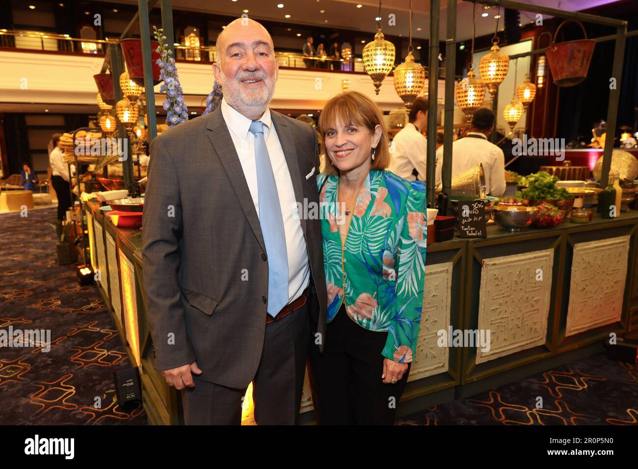 Berlin, Germany. 09th May, 2023. Ron Prosor (l), Israel's ambassador to ...