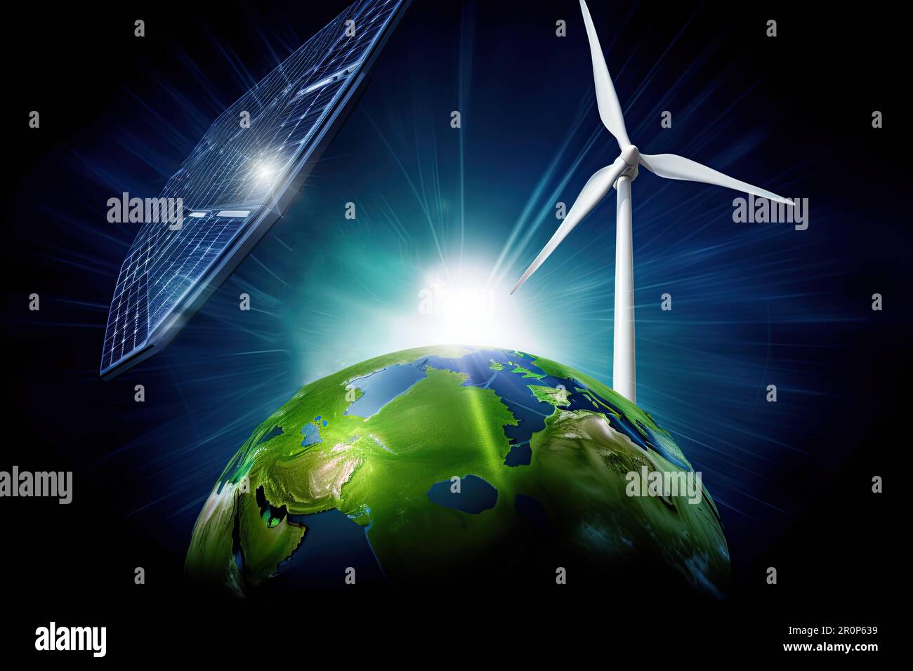 Renewable energy sources: wind, solar, and hydroelectric power, are ...