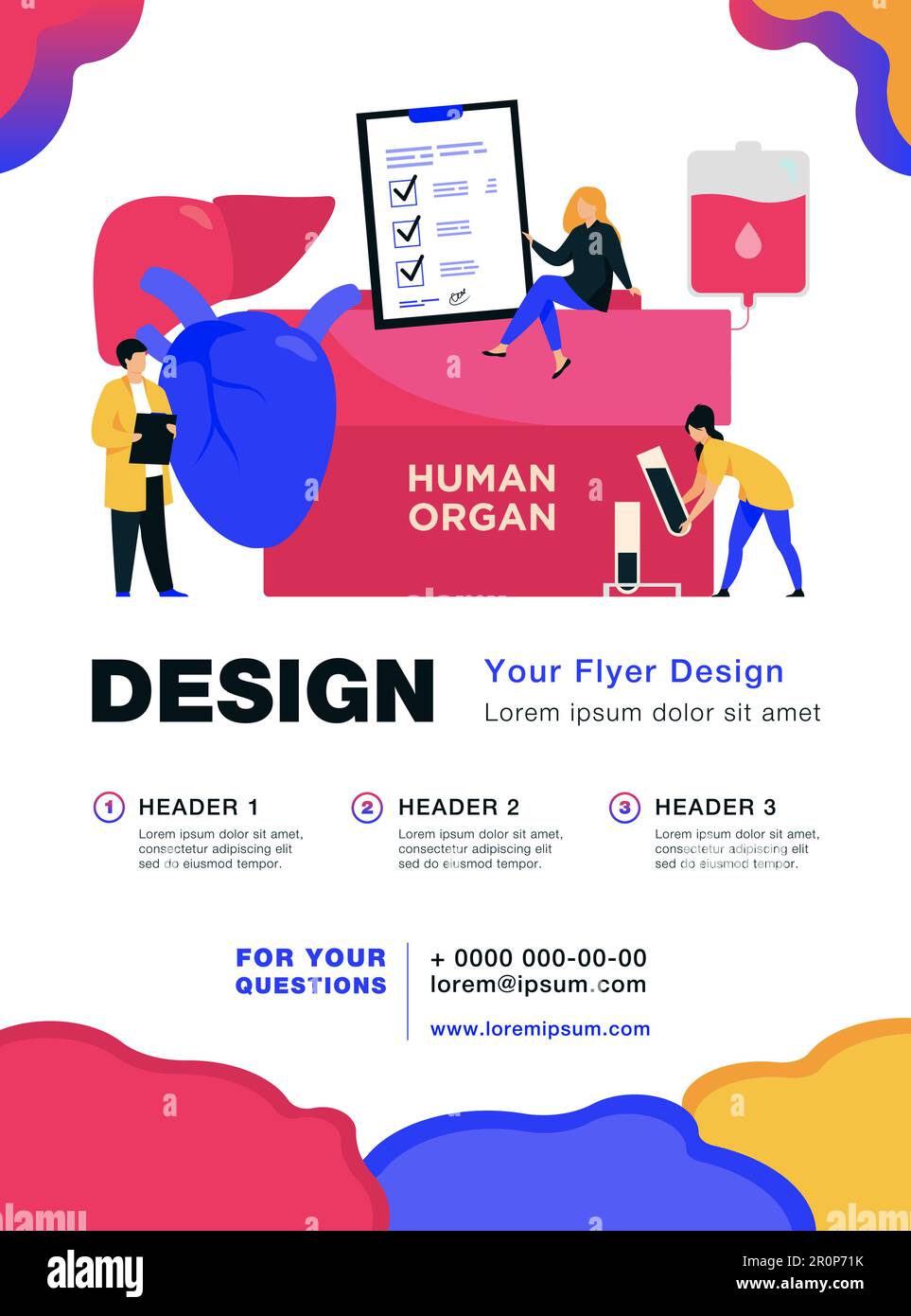 An organ donor card Stock Vector Images - Alamy