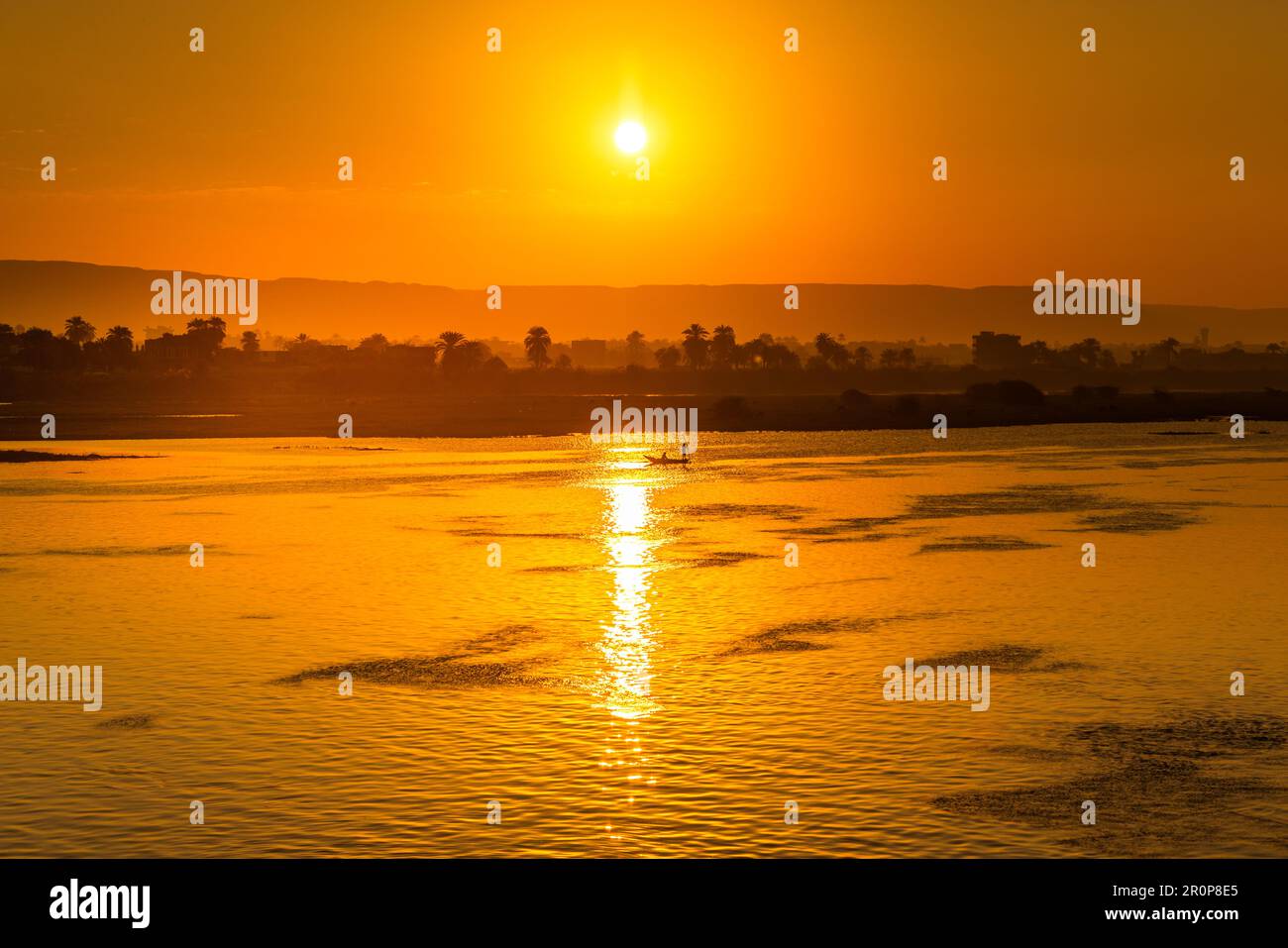 Sunrise over river nile in hi-res stock photography and images - Alamy