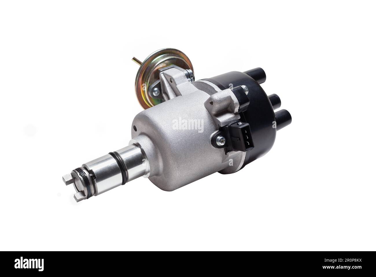 Ignition system distributor isolated on a white background Stock Photo ...