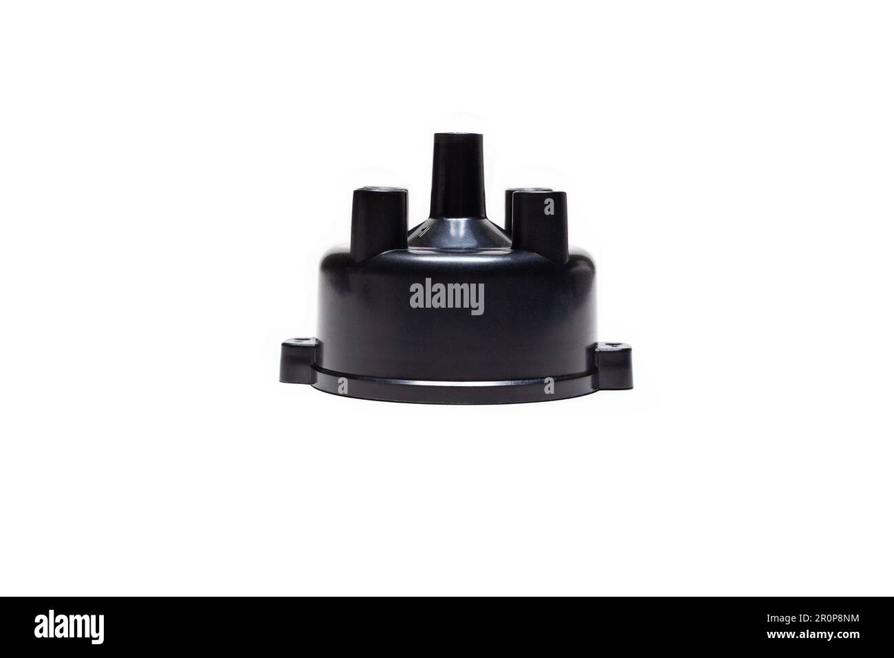 Distributor cap on white background Stock Photo - Alamy