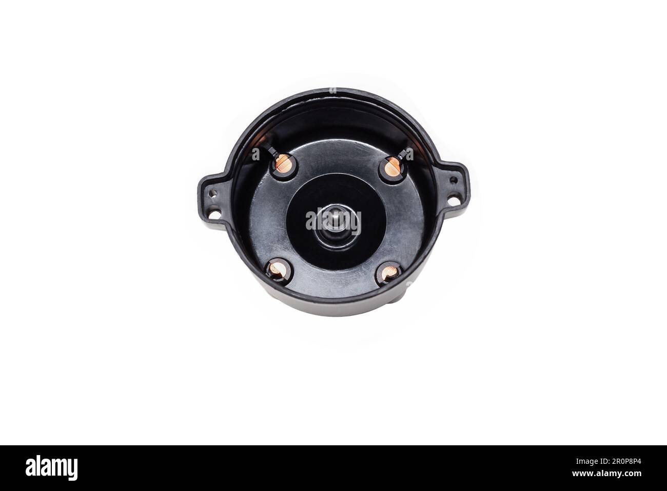 Distributor cap on white background Stock Photo - Alamy