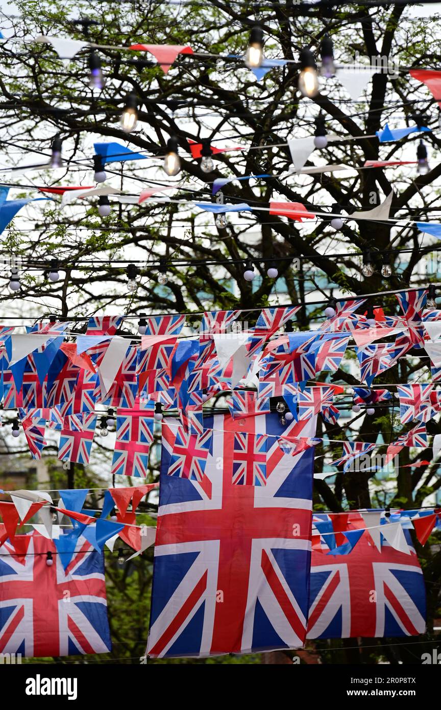 United Kingdom flags Stock Photo - Alamy