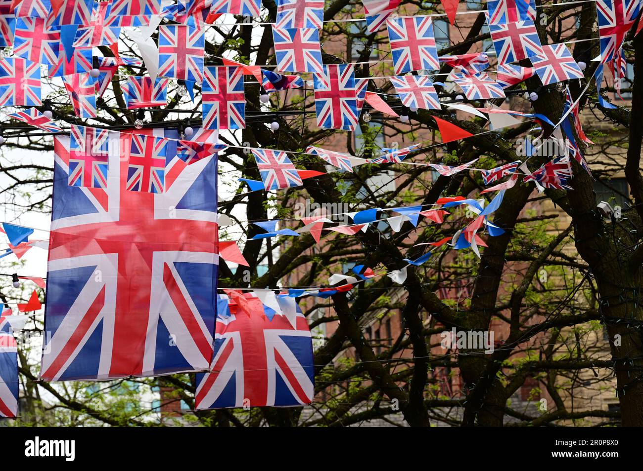 United Kingdom flags Stock Photo - Alamy