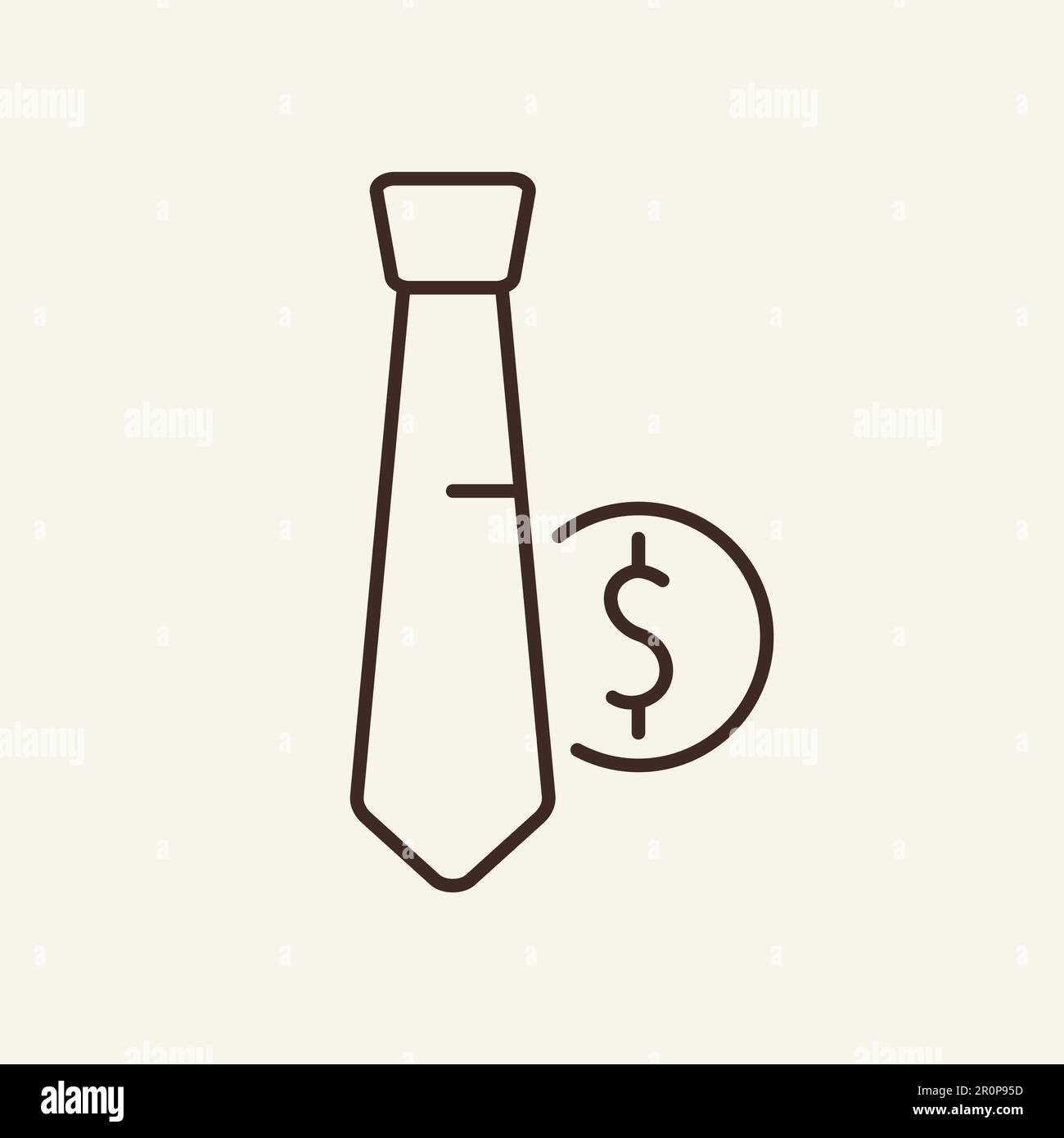 Business tie line icon Stock Vector Image & Art - Alamy