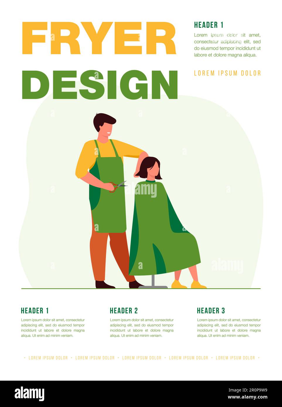 Beauty woman hairdresser scissors Stock Vector Images - Alamy