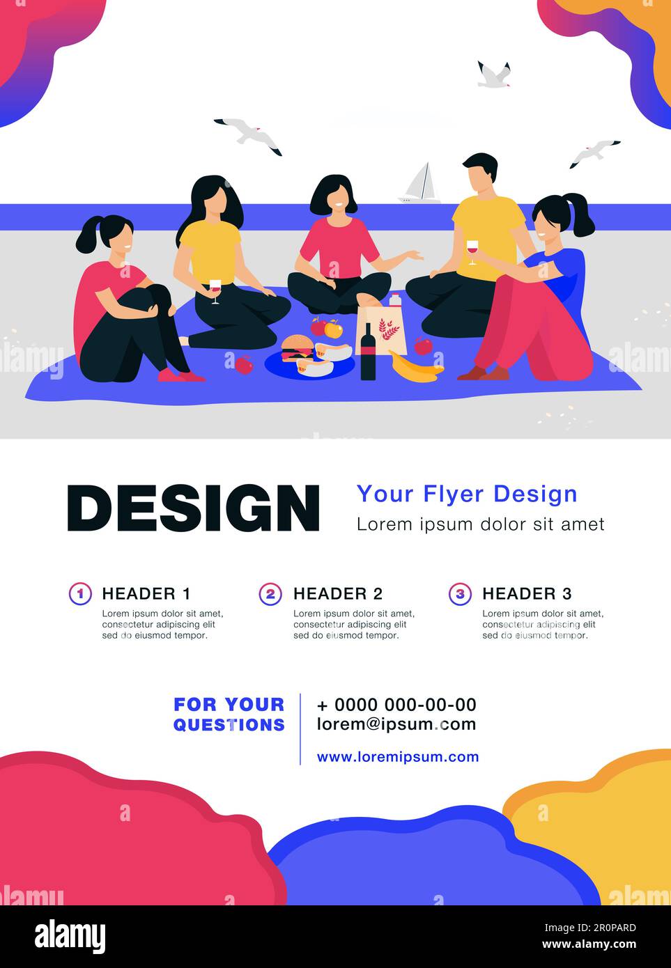 Cute smiling young woman sitting Stock Vector Images - Alamy