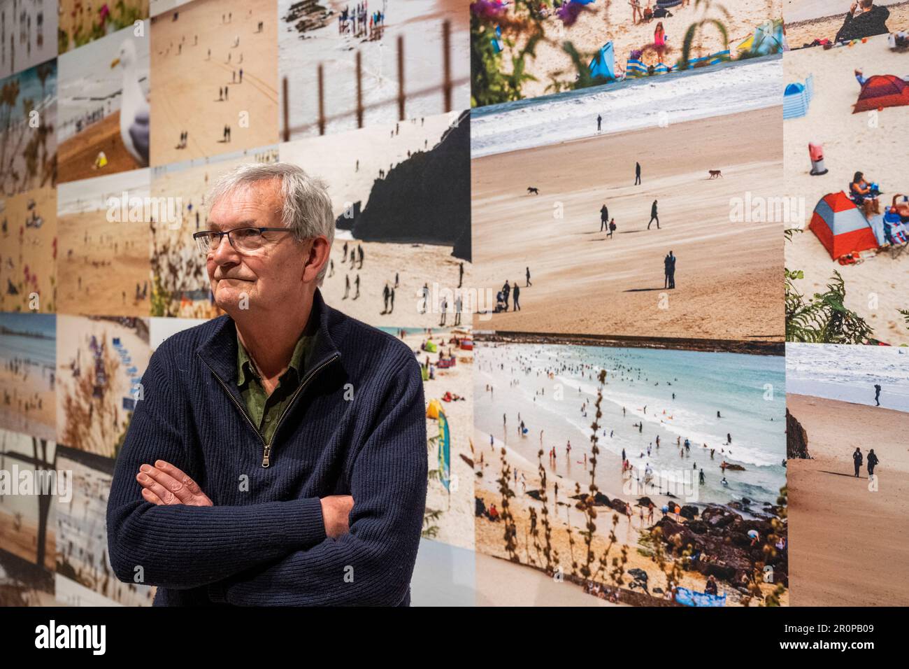 London, UK. 9 May 2023. British photographer Martin Parr at his solo ...