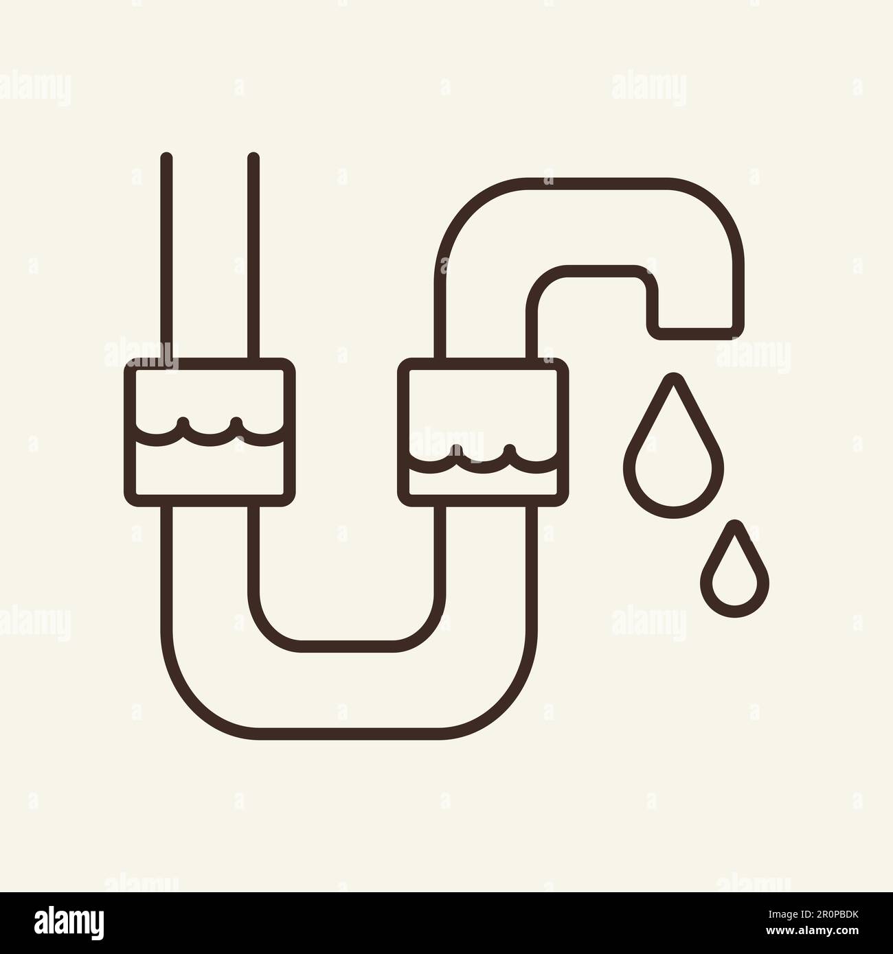 Pipe water filter icon Stock Vector Images - Alamy