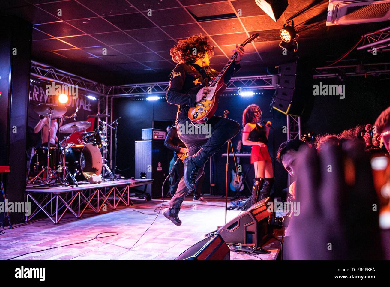 Edgey Pires and Delila Paz(The Last Internationale Stock Photo - Alamy