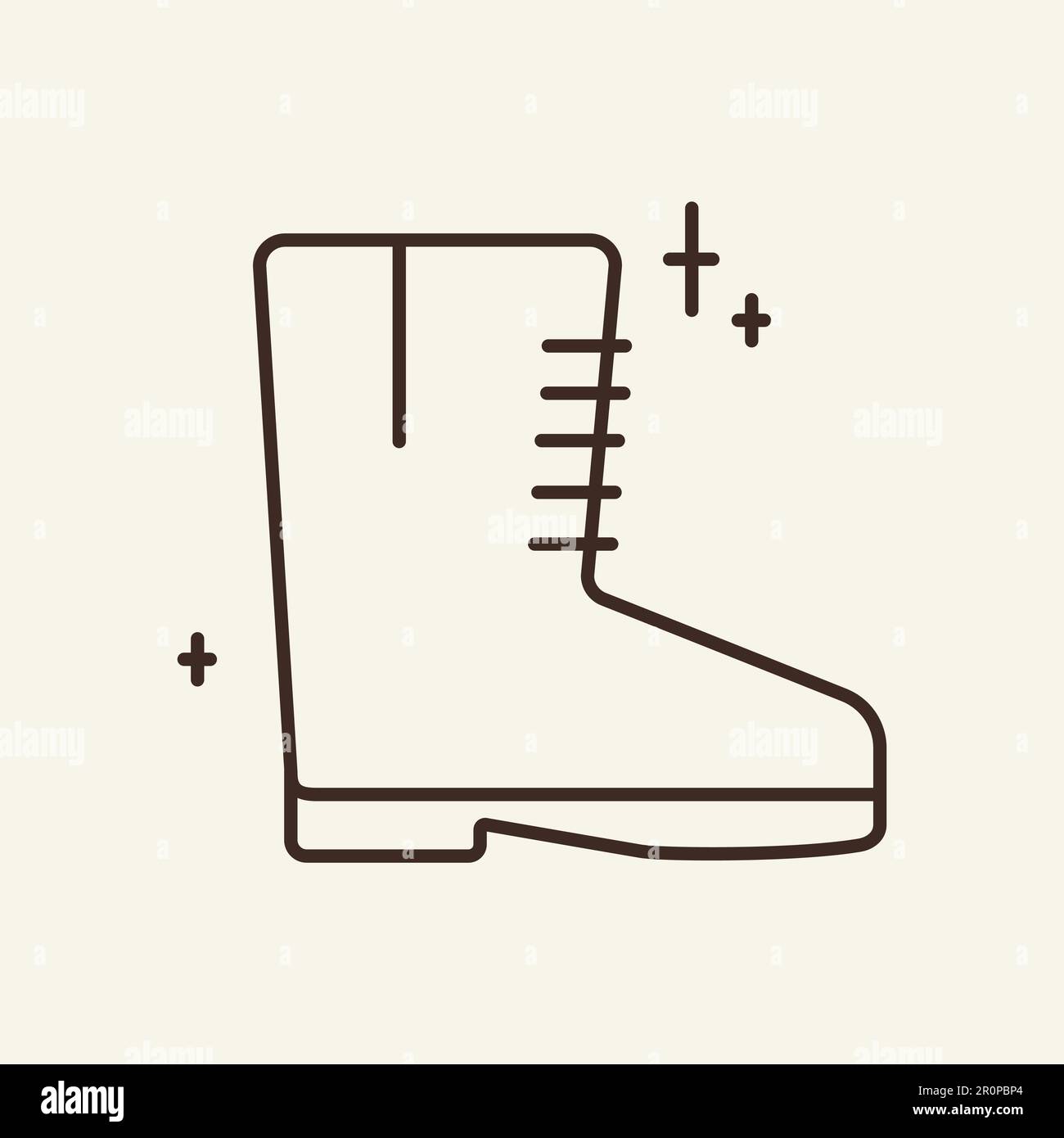 Cleaning shoes line icon Stock Vector Image & Art - Alamy