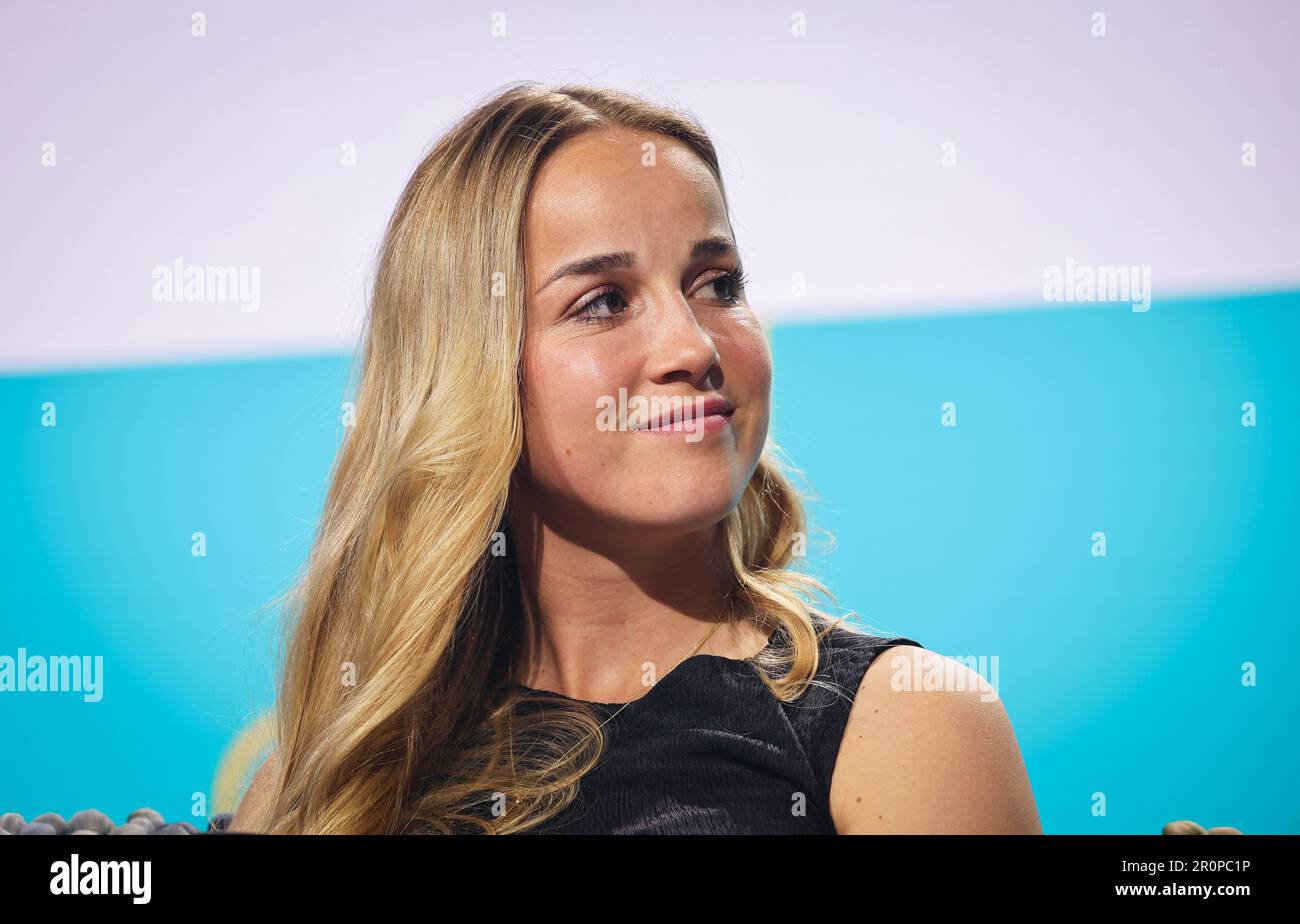 Hamburg, Germany. 09th May, 2023. Giulia Gwinn, soccer player (FC ...