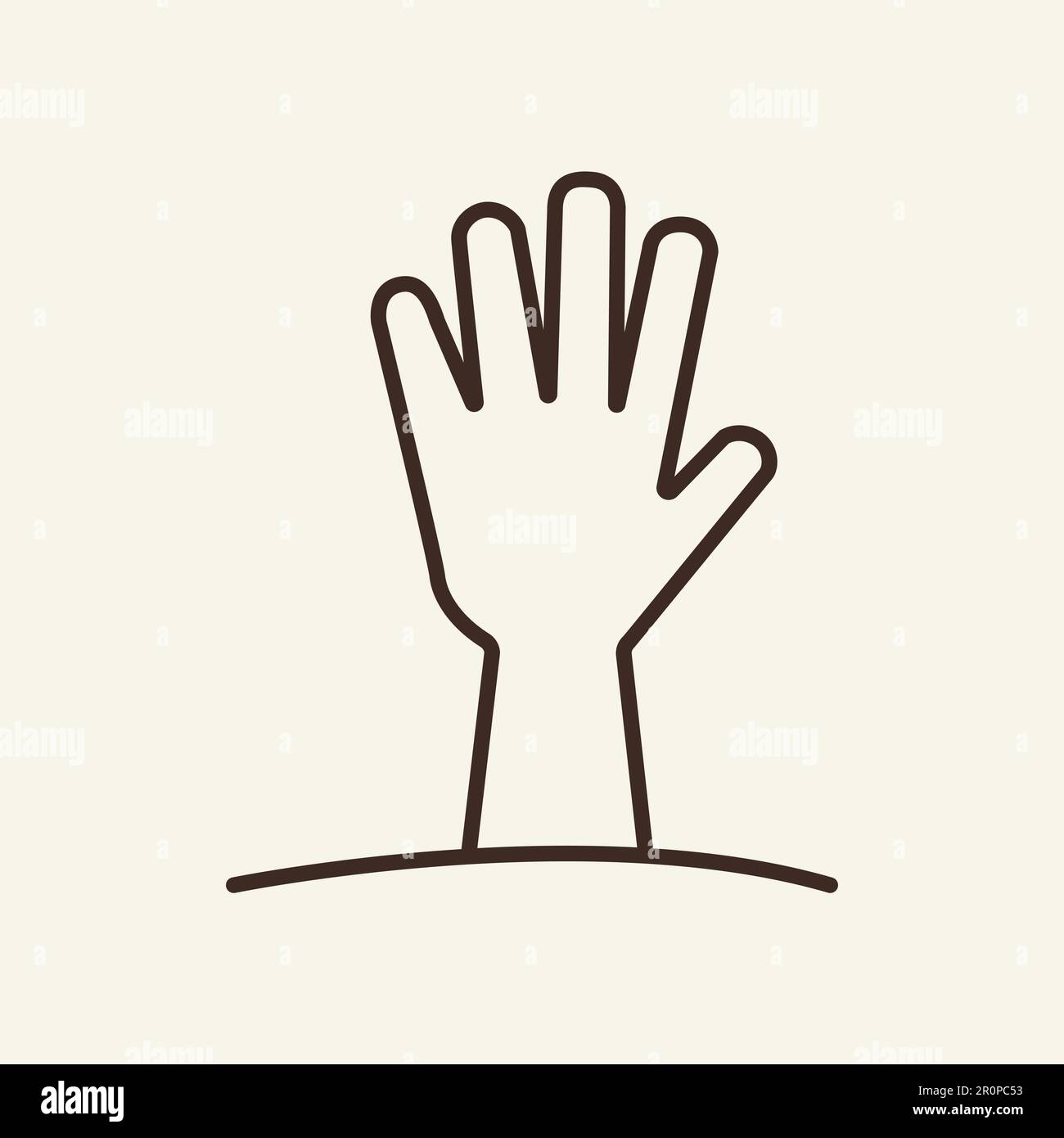 Dead man's hand Stock Vector Images - Alamy