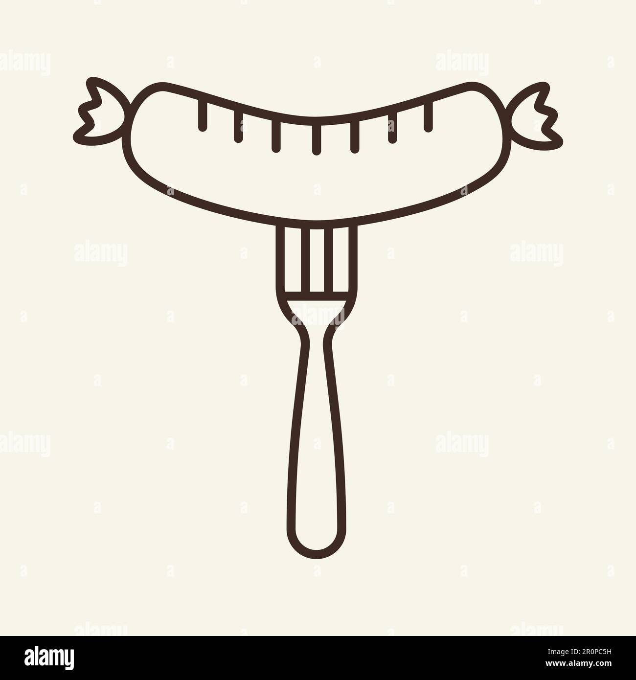 Eating fresh cheese fork Stock Vector Images - Alamy