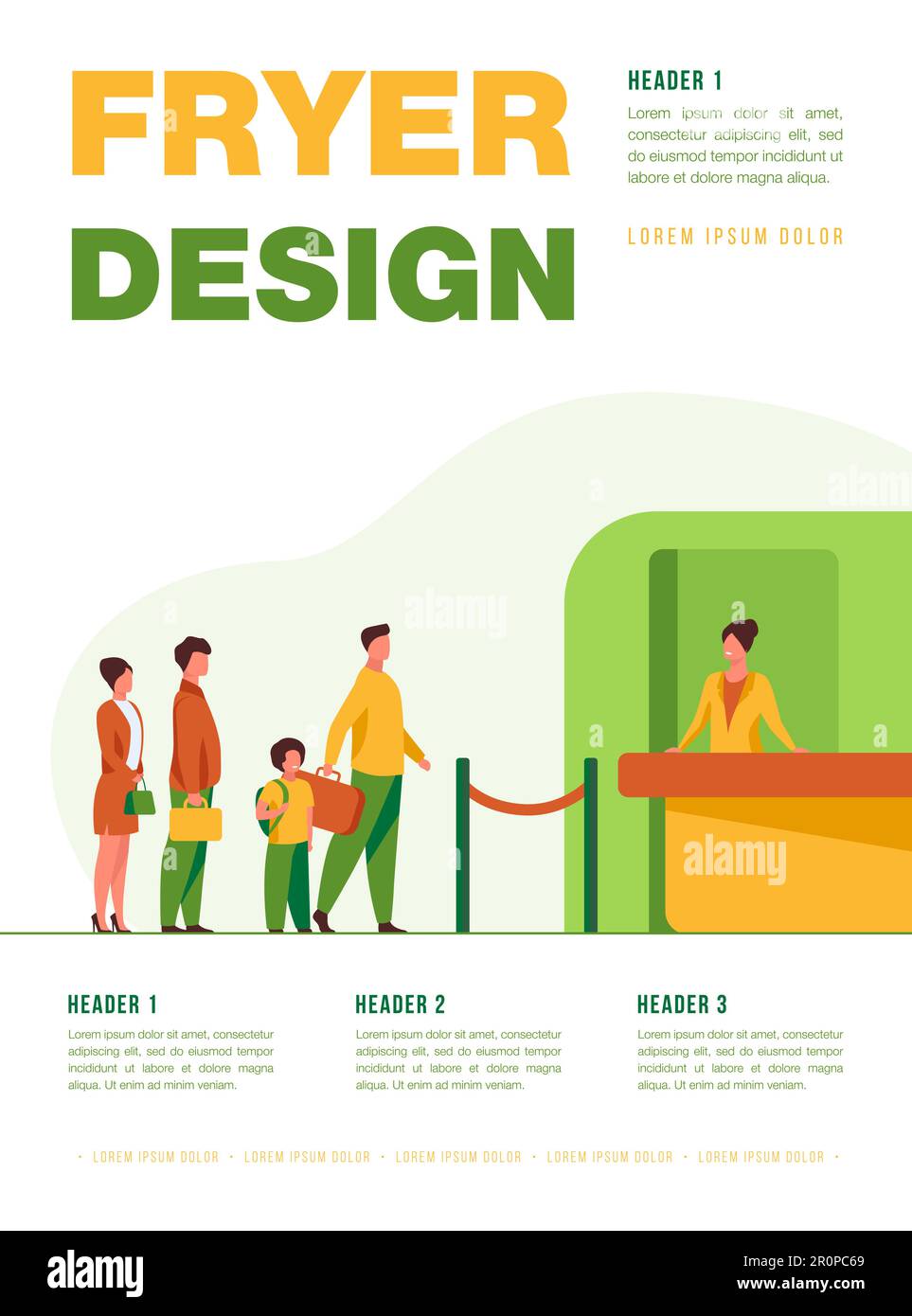 Airport queue vector illustration Stock Vector Image & Art - Alamy