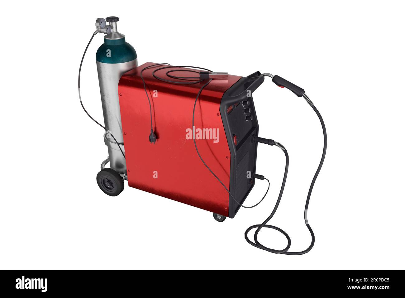 3D rendering machine welding equipment Stock Photo - Alamy