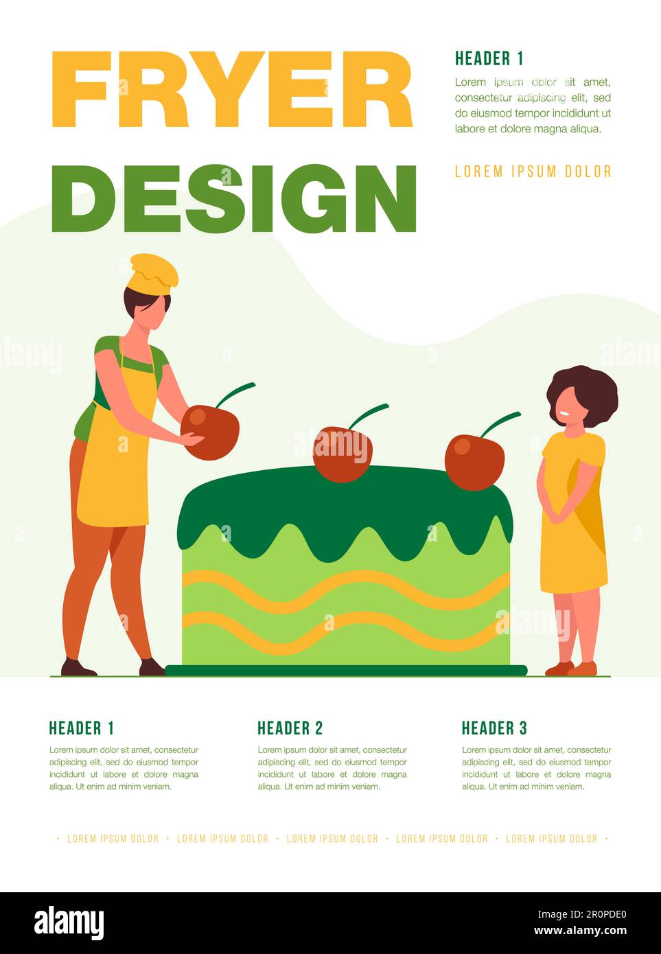 Family baking Stock Vector Images - Alamy