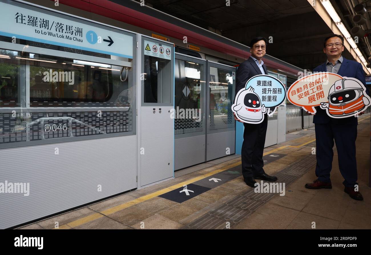 (L-R) Chief of Cross Boundary Segment, CK Cheung Chi-keung and General ...