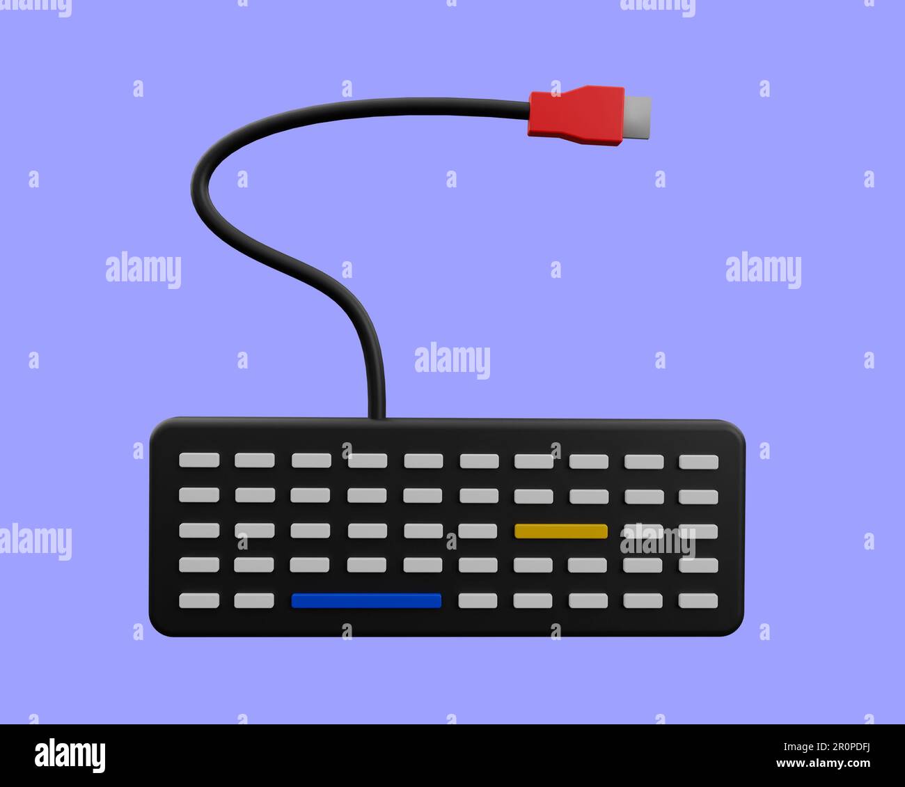 Computer keyboard icon 3d rendering Stock Photo - Alamy