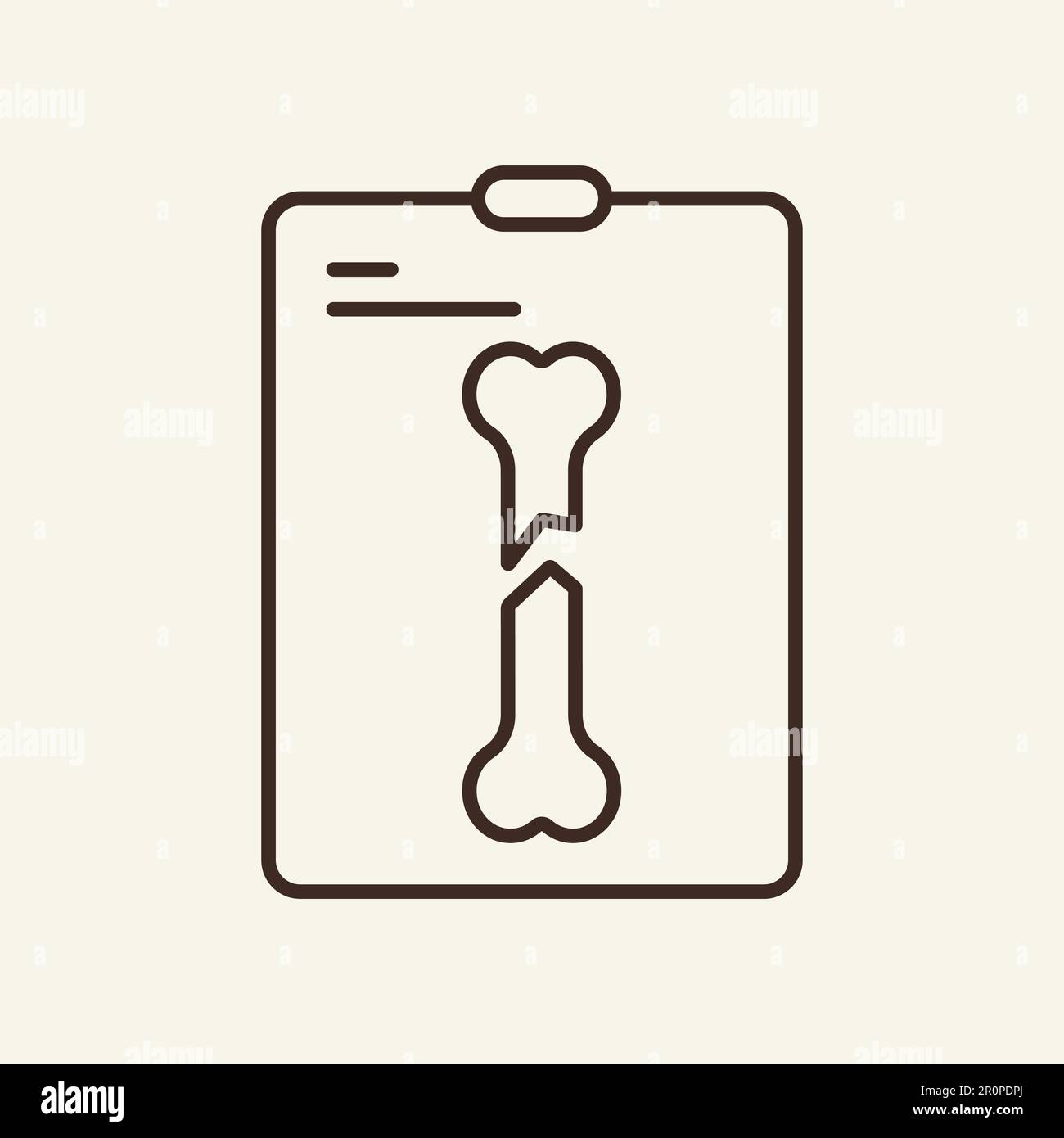 X-ray line icon Stock Vector Image & Art - Alamy