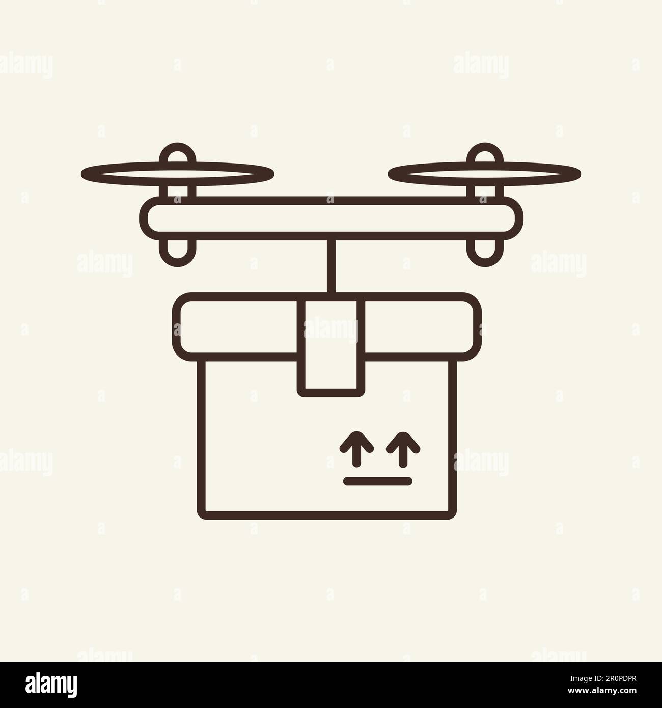Fragile line icon logistic Stock Vector Images - Alamy