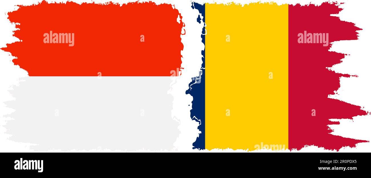 Indonesia chad flag hi-res stock photography and images - Alamy