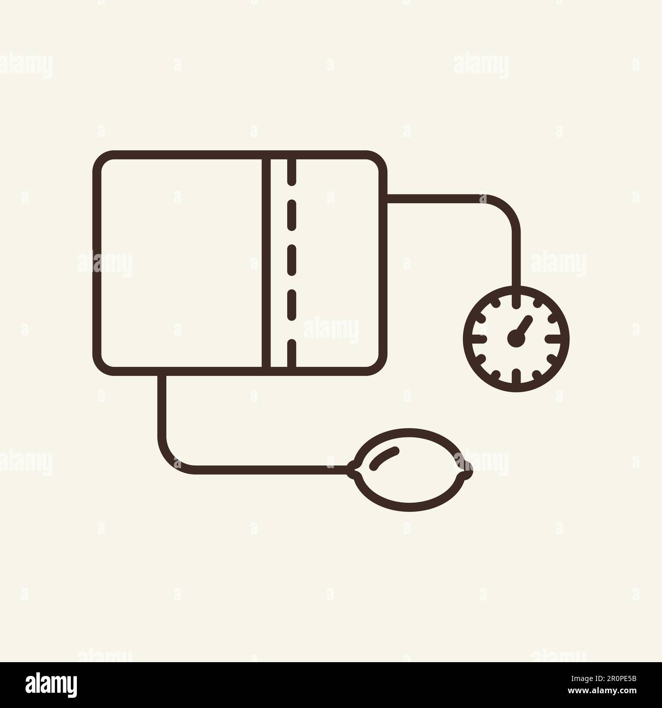 Tonometer icon line simple Stock Vector Images - Alamy