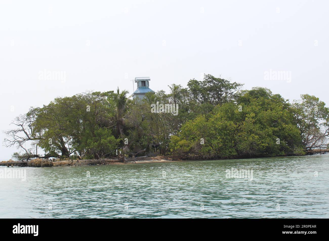 PUNTA GORTDA, BELIZE - MAY 11, 2016 Abalone Caye in the Port Honduras ...