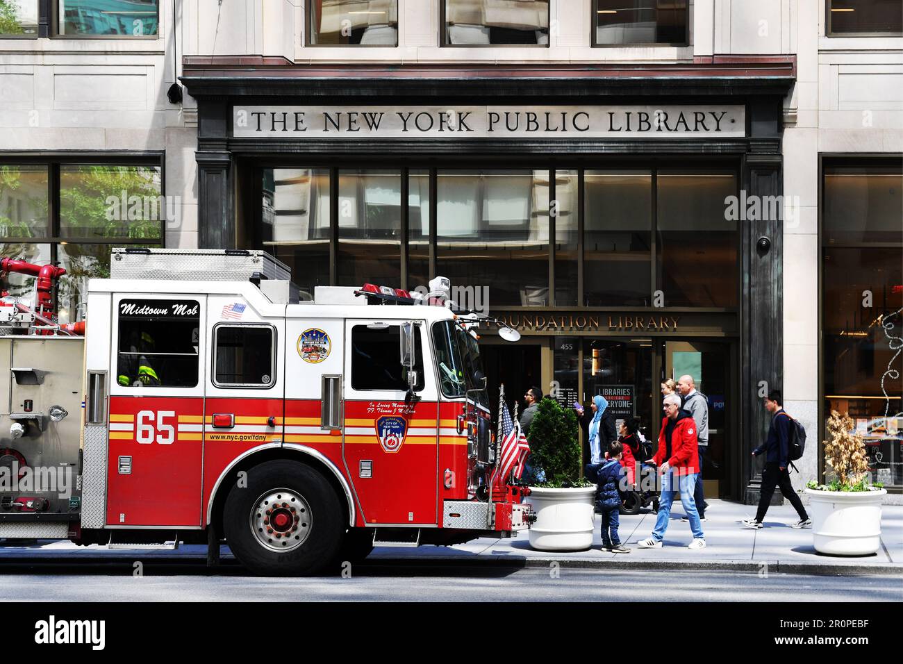 The New York Library - New York City - USA Stock Photo - Alamy