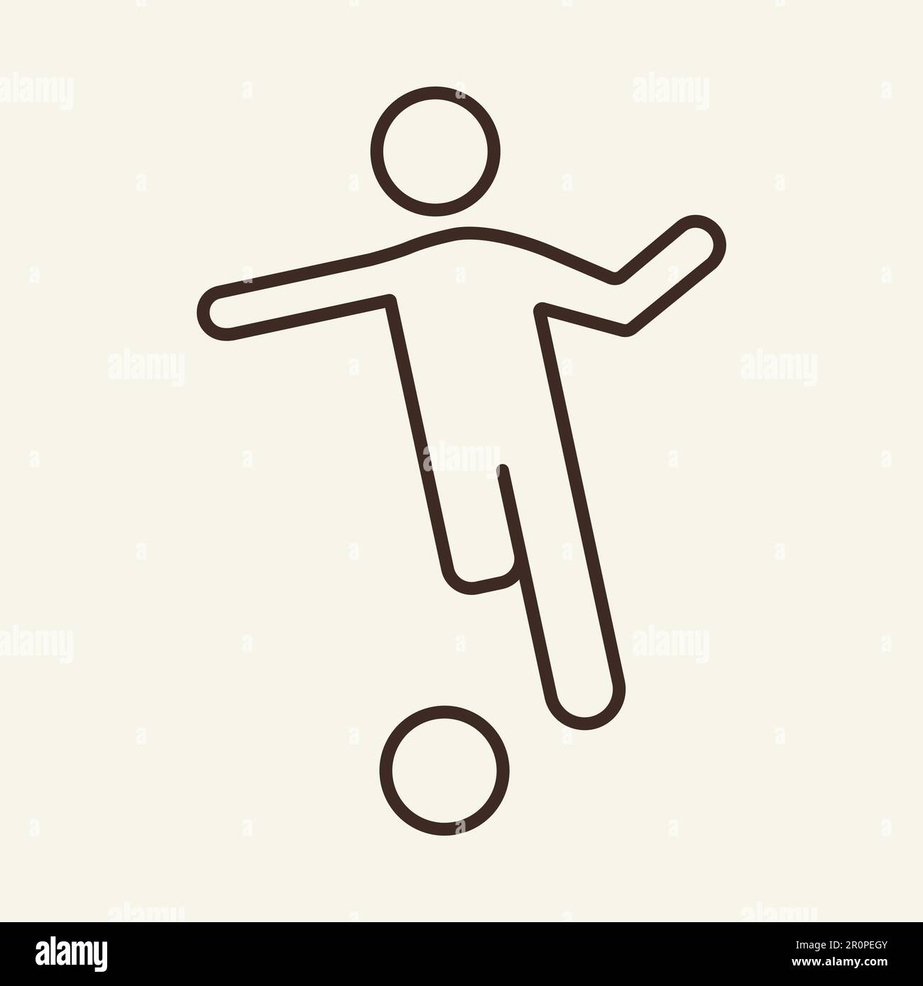 Soccer player business card Stock Vector Images - Alamy