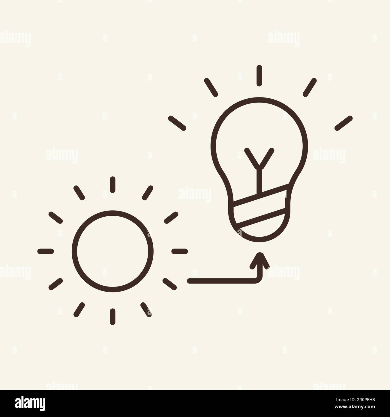 Contour energy bulb plant hi-res stock photography and images - Alamy