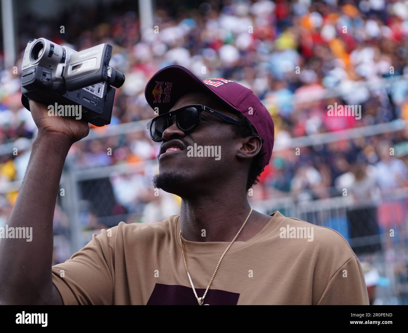 Usa player pascal siakam as guest of alpha tauri team hi-res stock ...