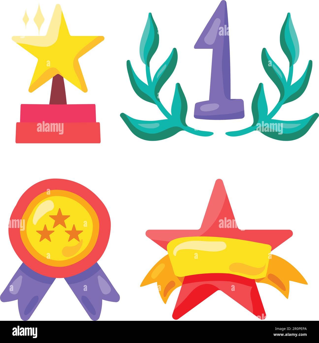 Award and winner symbol in sport, show business and life. Vector Stock ...