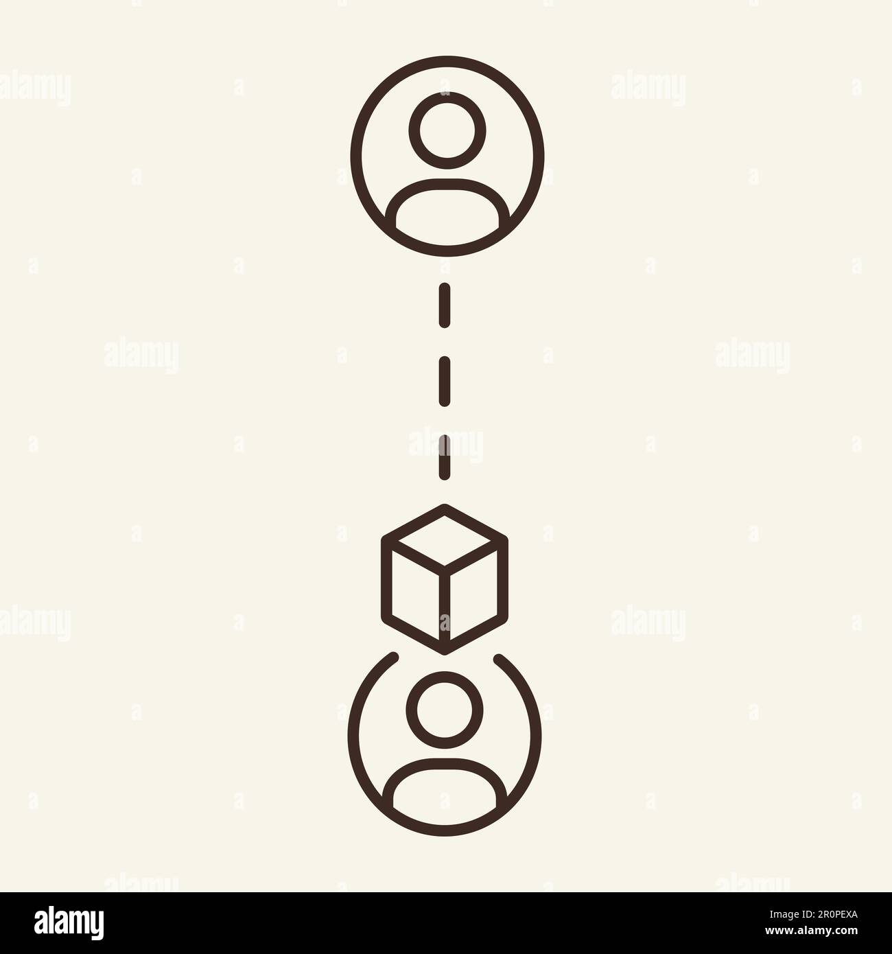 Business deal line icon Stock Vector Image & Art - Alamy