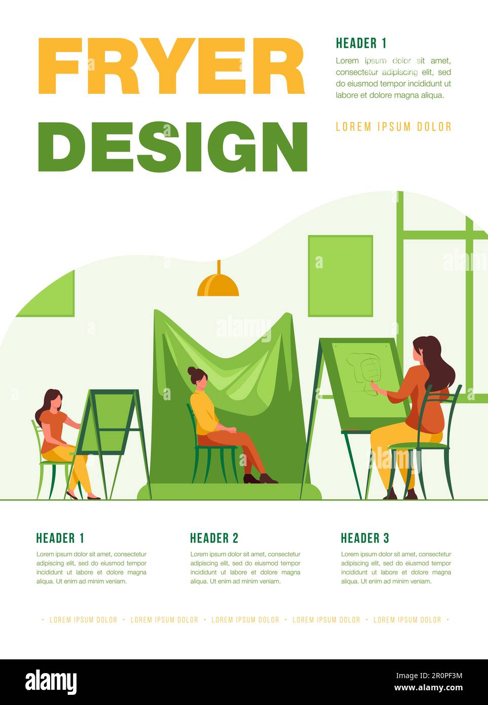 Model posing for art workshop Stock Vector Image & Art - Alamy