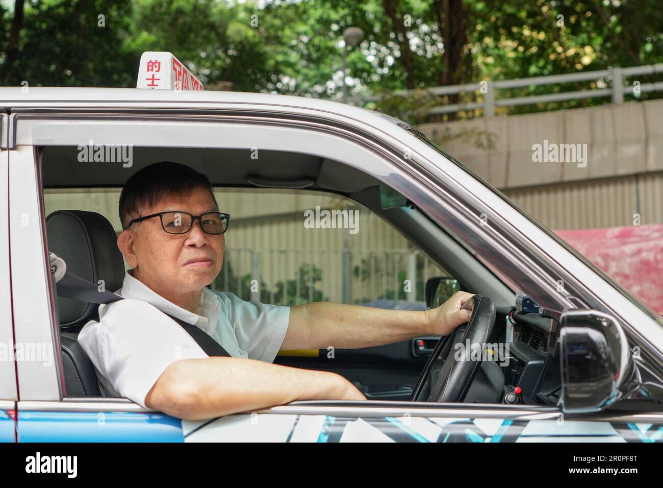 Wong Po-keung, president of Hong Kong Taxi Owners' Association, talks ...