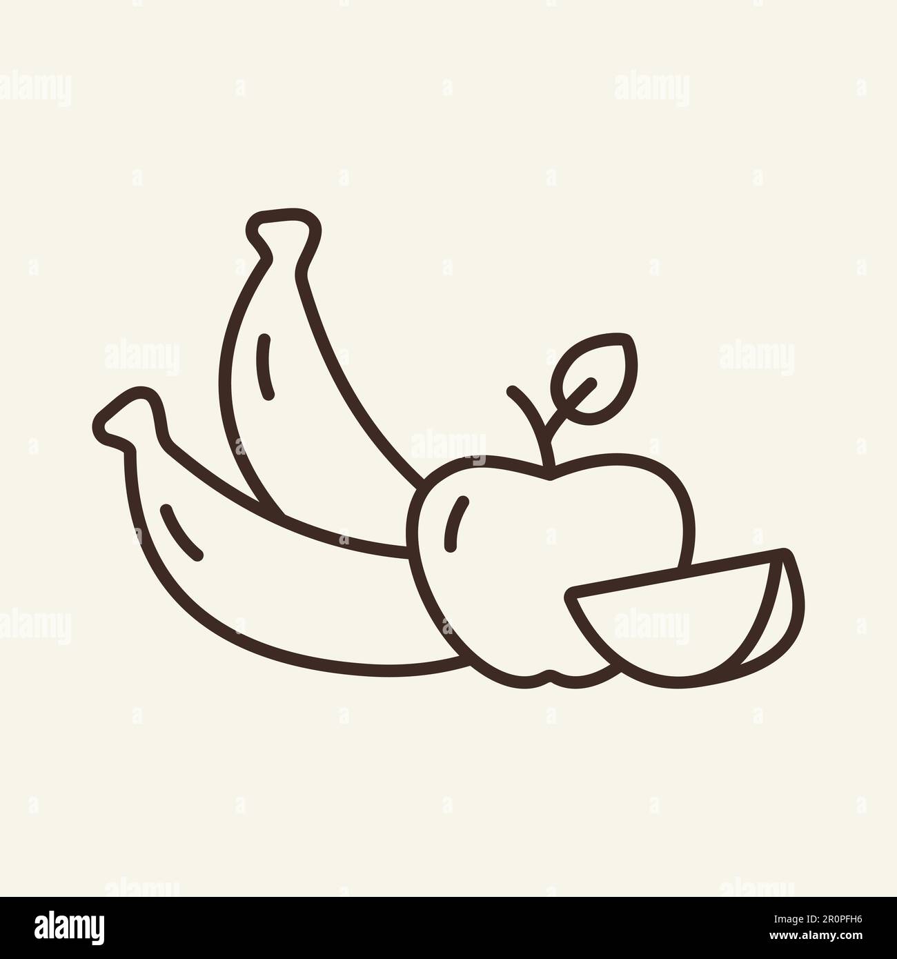 Healthy snacks line icon Stock Vector Image & Art - Alamy