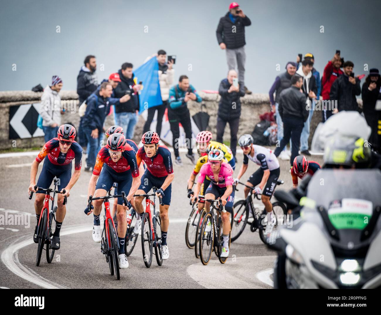 Lago Laceno, Italy. 09th May, 2023. Belgian Laurens De Plus of Ineos ...