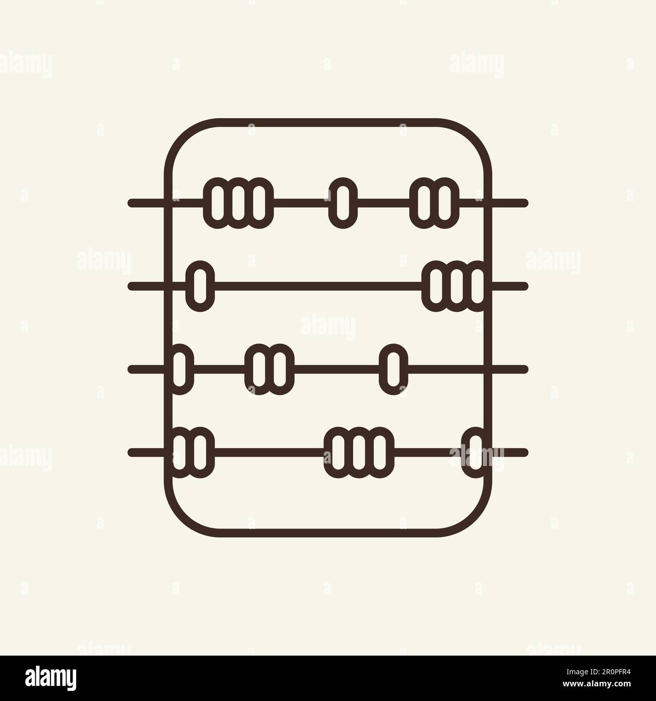 Abacus chart design Stock Vector Images - Alamy