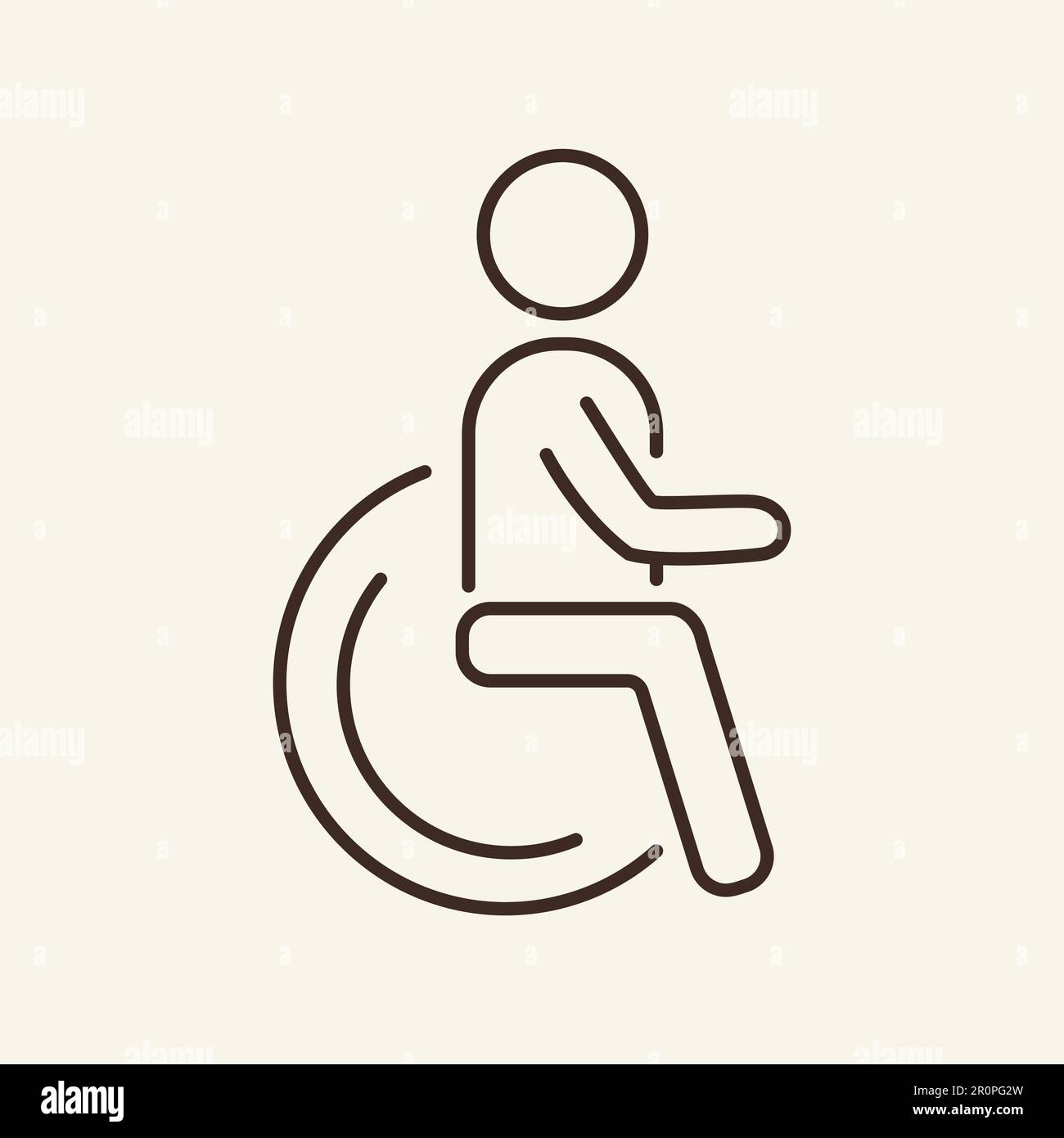 Reserved for disabled Stock Vector Images - Alamy