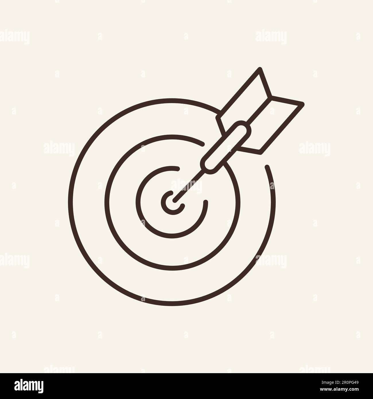 Darts vector game outline hi-res stock photography and images - Alamy