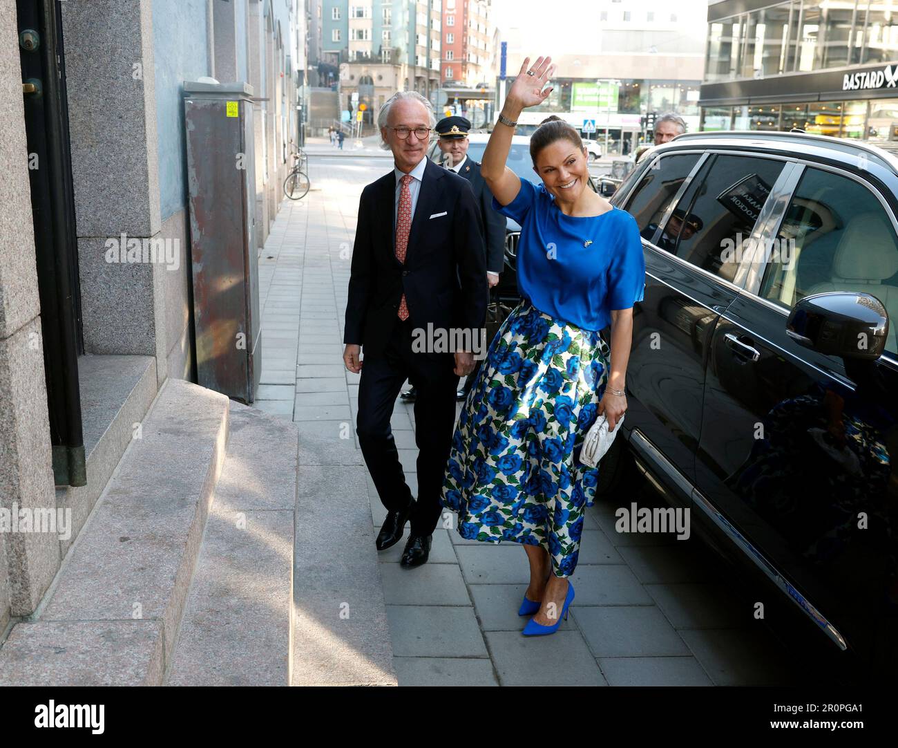 Crown Princess Victoria arrives at the Concert Hall for the concert ...