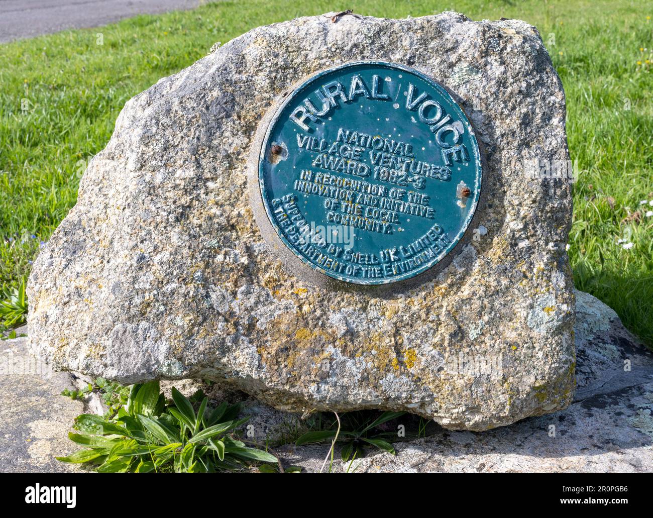 Pendeen community project plaque hi-res stock photography and images ...